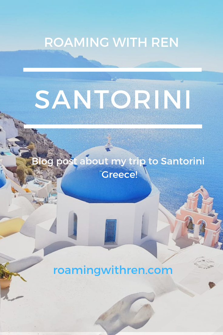 Mediterranean Vacay- Santorini, Greece - Roaming With Ren